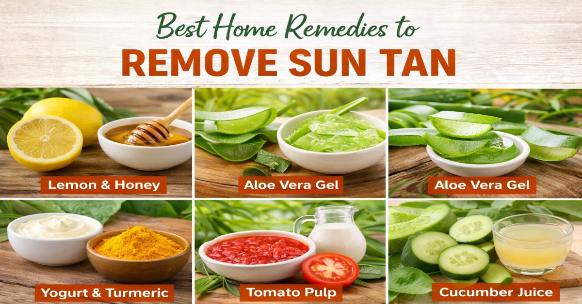 Natural Ways to Remove Sun Tan at Home (Fast & Effective)